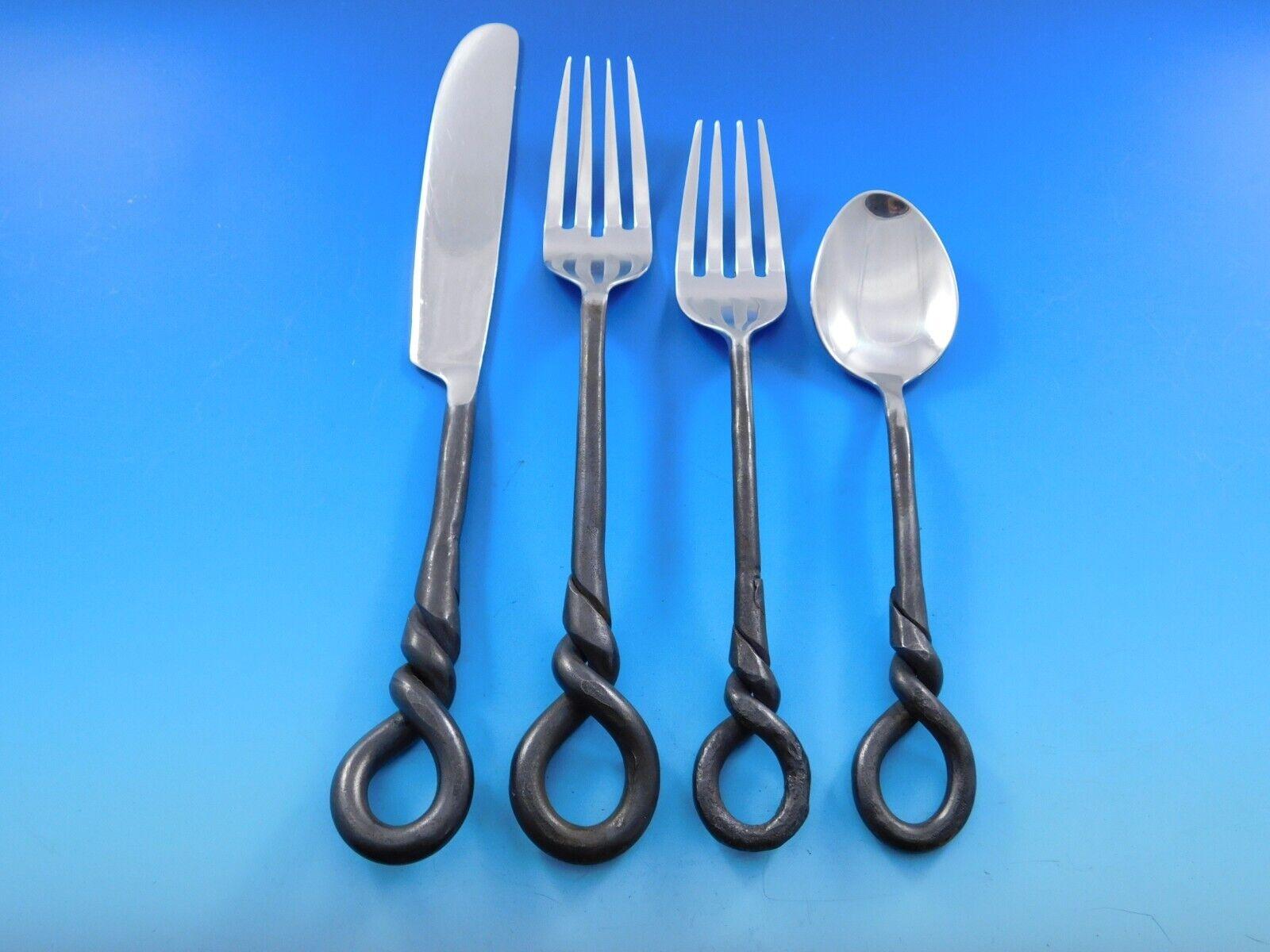 Frontier by Ralph Lauren Stainless Steel Flatware Service Set 64 pcs ...