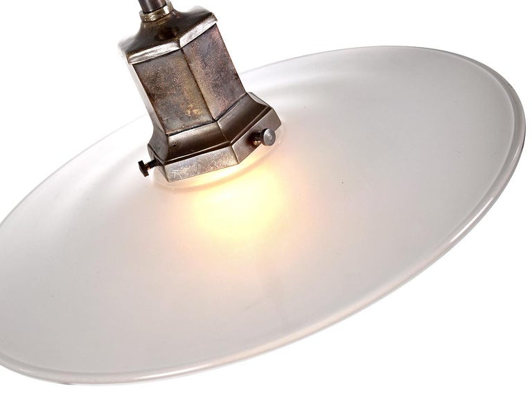 Frosted Glass Disc Pendent For Sale at 1stDibs | swag pendant