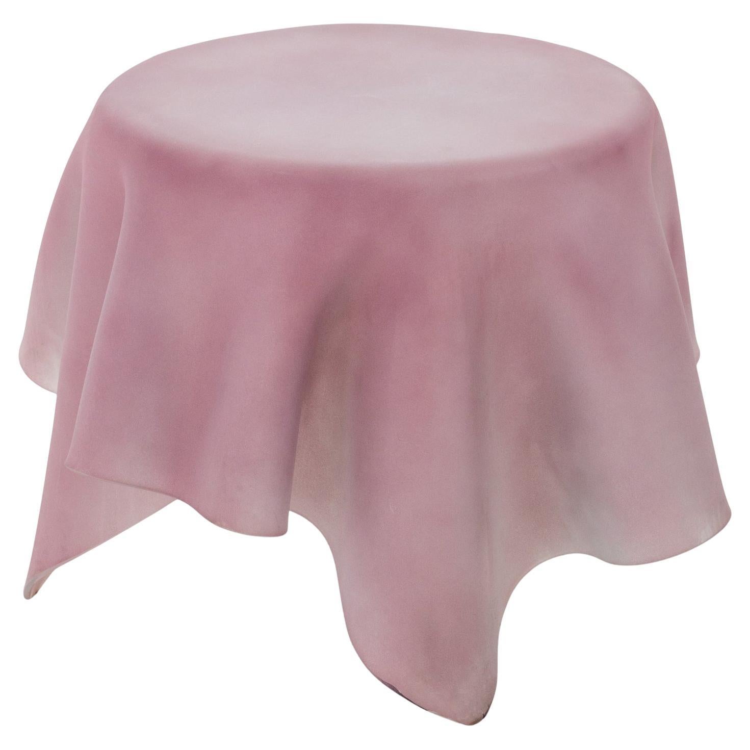 Drapery 80 Round Indoor Side Table For Sale at 1stDibs