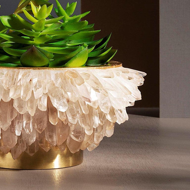 Frozen Bowl, Large Quartz Points For Sale at 1stDibs