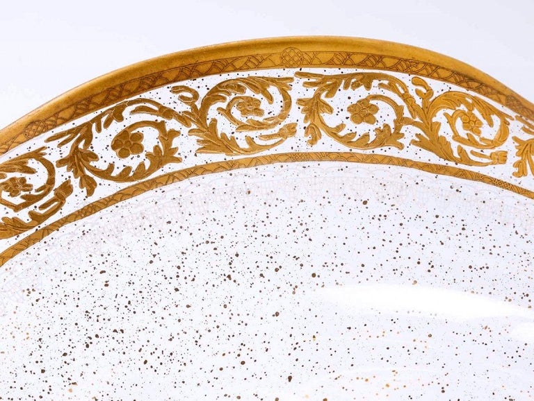 Fruit Bowl, Vetrerie Di Empoli, Montenapoleone Milano Label, 20th ...