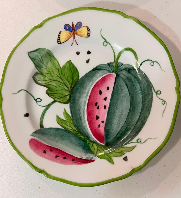 Fruit Salad Plates Design by Giovanna Amoruso Manzari for Limoges ...