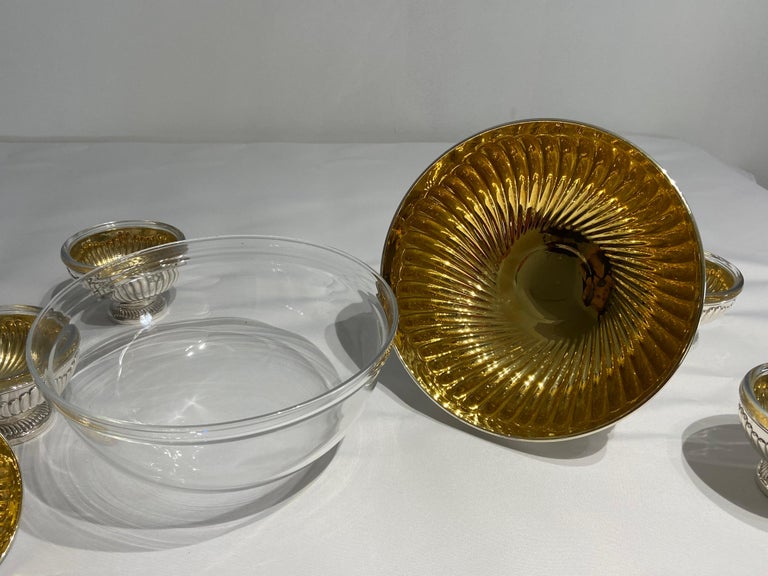 Fruit Salad Set in 800 Silver For Sale at 1stDibs