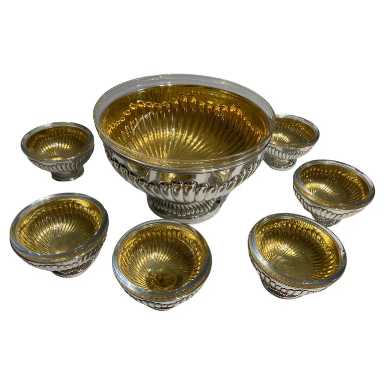 Fruit Salad Set in 800 Silver For Sale at 1stDibs