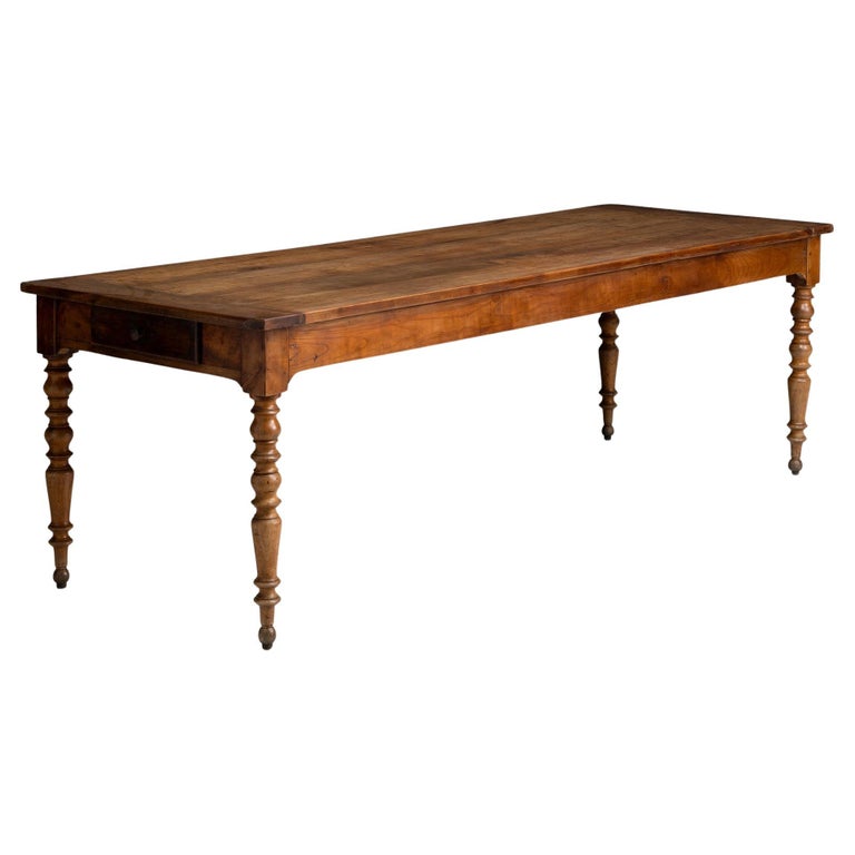 Fruitwood Farmhouse Table, England circa 1850 For Sale at 1stDibs