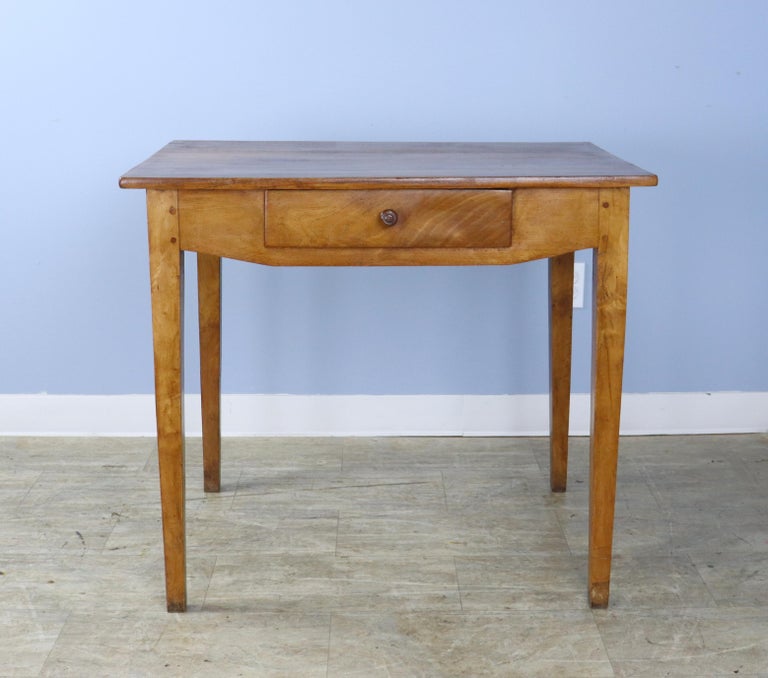 Fruitwood Side Table or Small Writing Table at 1stDibs