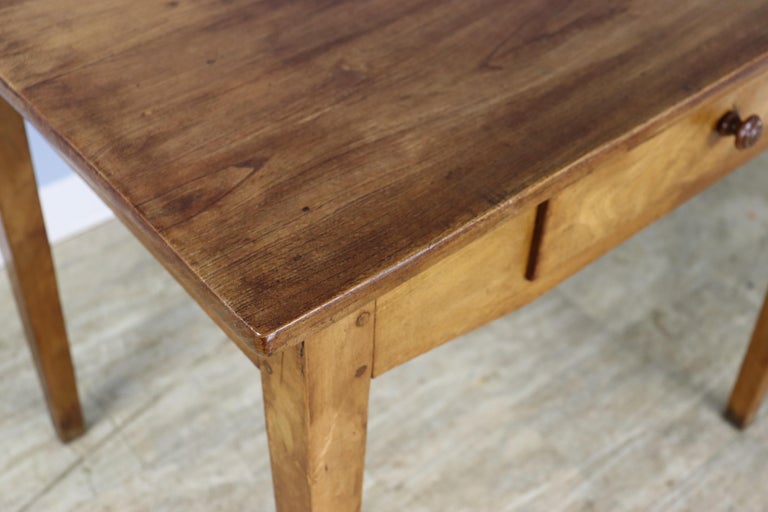Fruitwood Side Table or Small Writing Table at 1stDibs