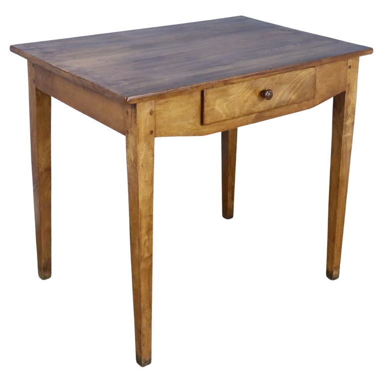 Fruitwood Side Table or Small Writing Table at 1stDibs