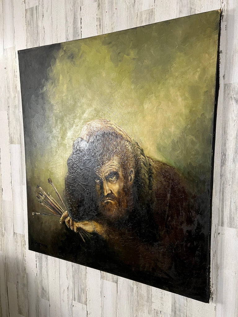 Frustrated Artist Oil on Canvas 1959 For Sale at 1stDibs