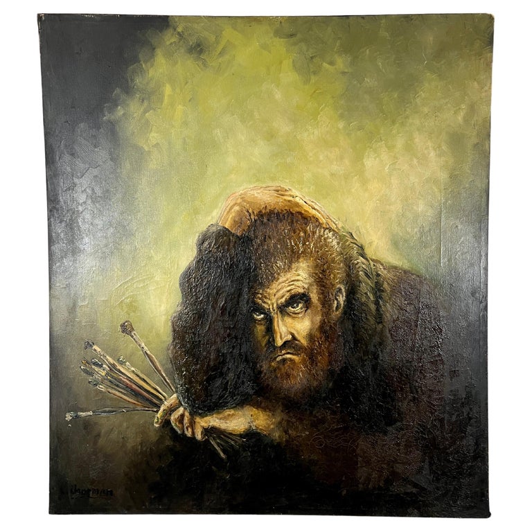 Frustrated Artist Oil on Canvas 1959 For Sale at 1stDibs