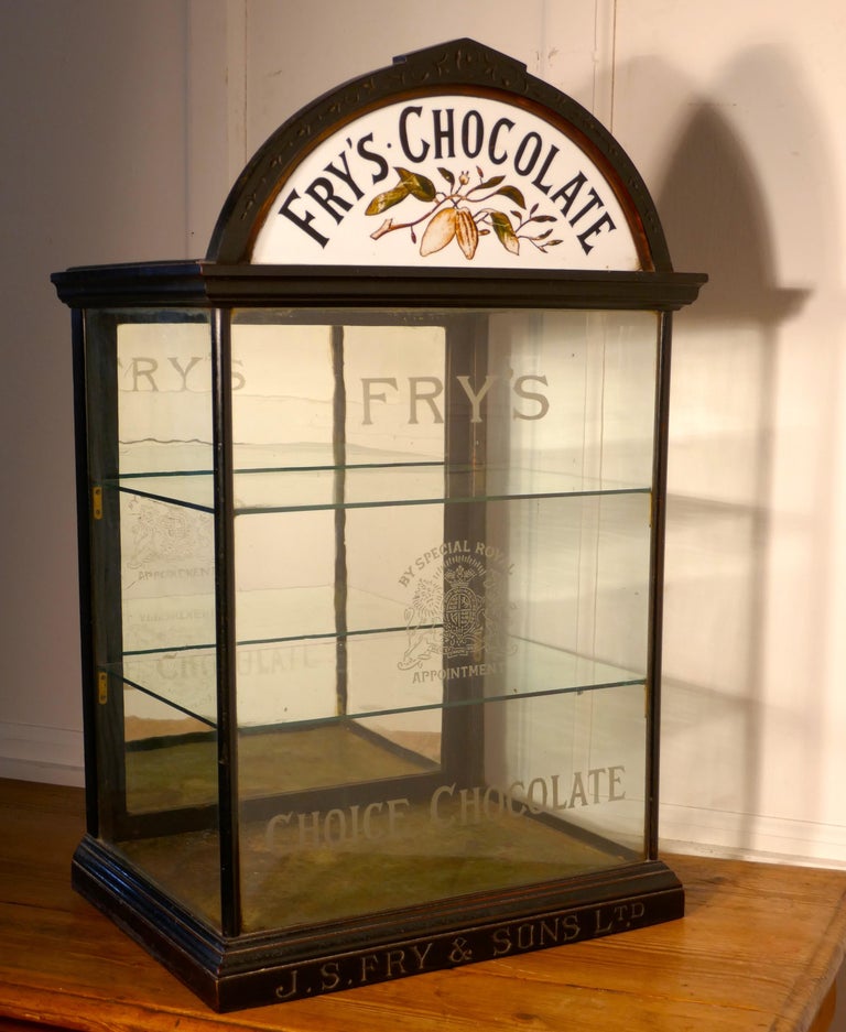 Fry’s Chocolate Sweet Shop Display Cabinet by R Palmer Bristol at 1stDibs