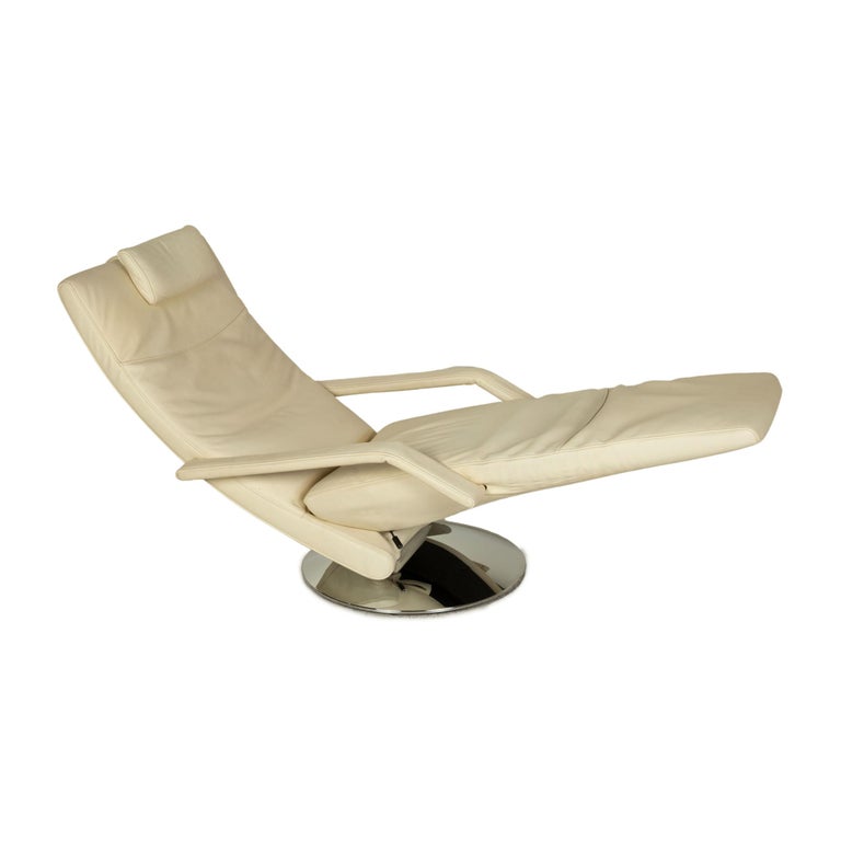 FSM Evolo Leather Armchair Cream Function Relaxation Function For Sale ...