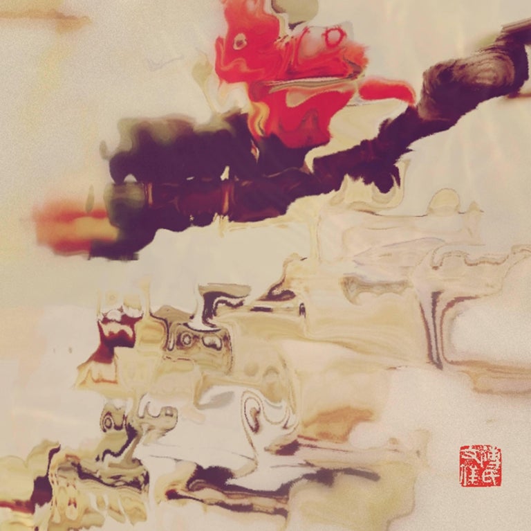 Fu Wenjun - 《春深》Deep Spring For Sale at 1stDibs