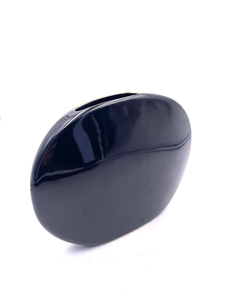 Fuji Clos China Glazed Ceramic Pottery Japan Postmodern Vase For Sale ...