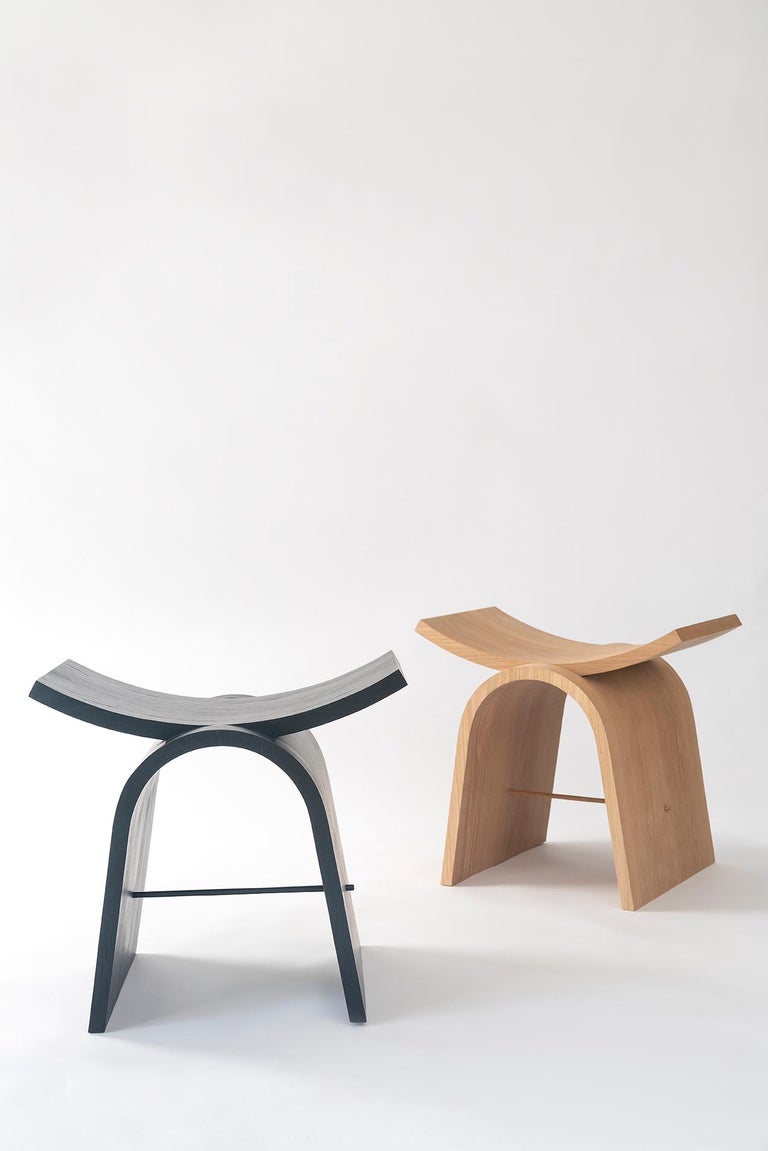 Fuji Wood Stool, Minimalist and Modern Inspiration from Brazil by Tiago ...