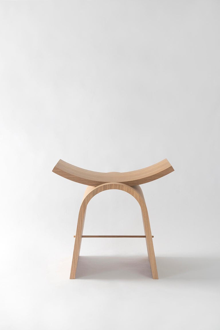 Fuji Wood Stool, Minimalist and Modern Inspiration from Brazil by Tiago ...