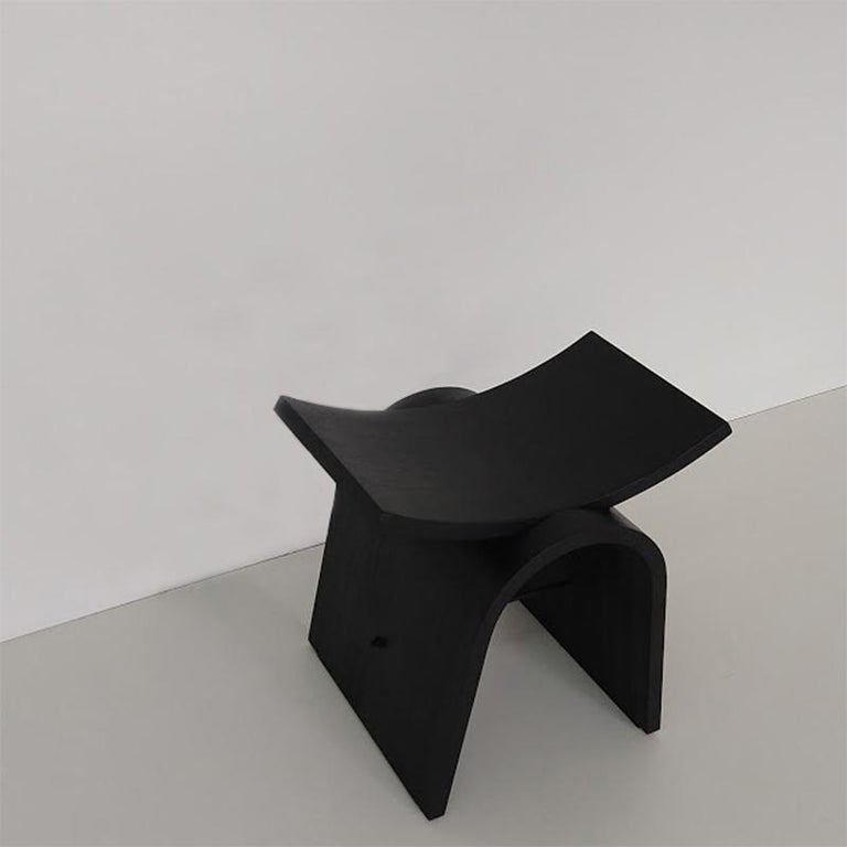 Fuji Wood Stool, Minimalist and Modern Inspiration from Brazil by Tiago ...