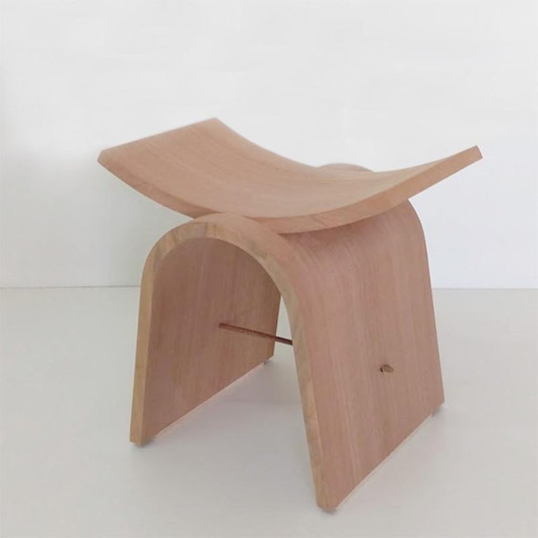 Fuji Wood Stool, Minimalist and Modern Inspiration from Brazil by Tiago ...