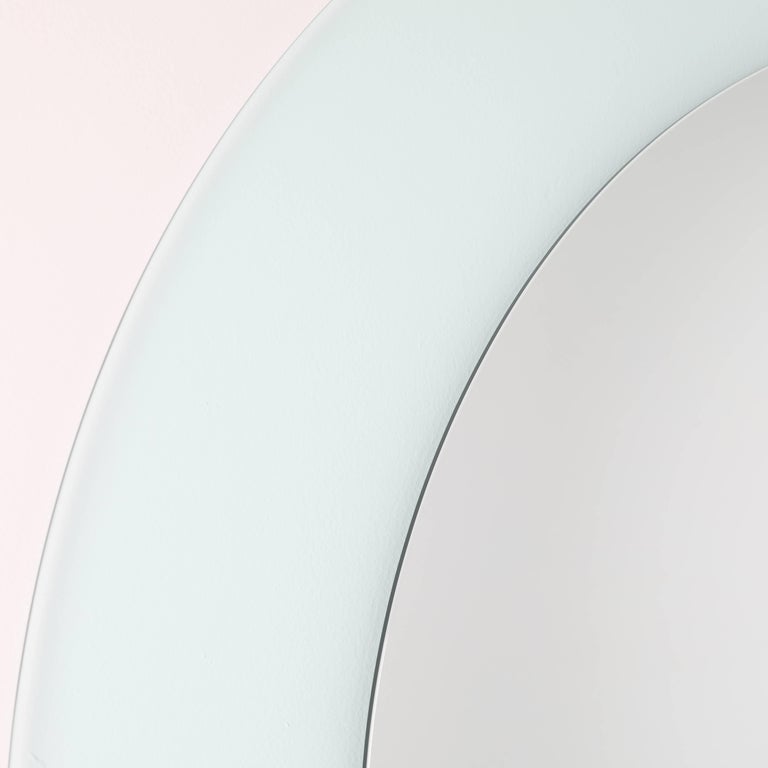 Full Circle Modern Original Round Acrylic-Frame Mirror For Sale at ...