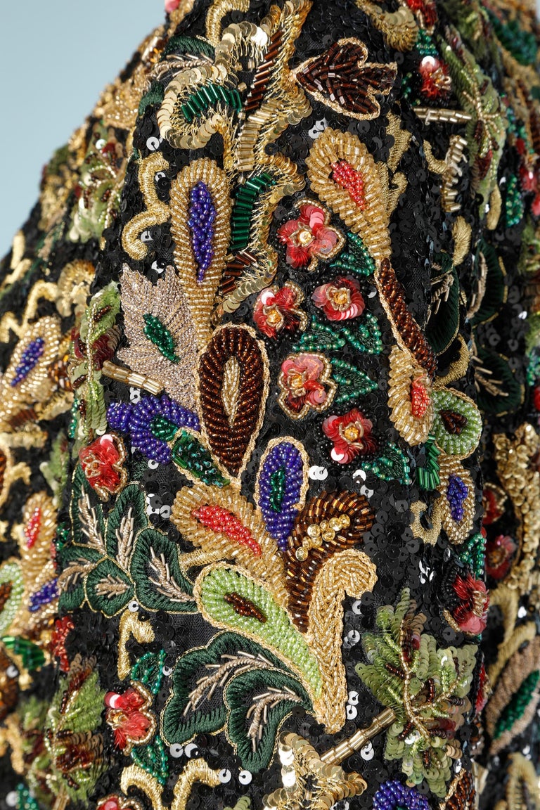 Full embroidered evening jacket Oscar de la Renta at 1stDibs