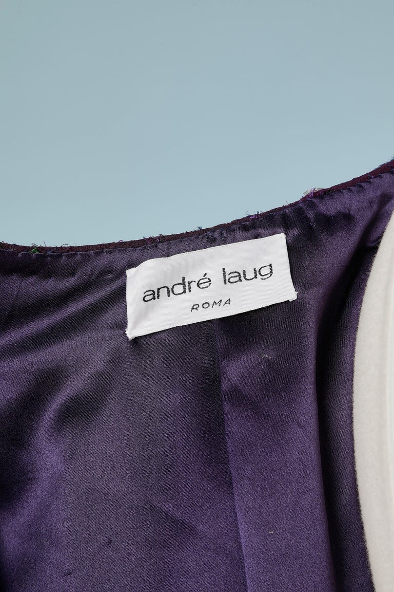 Full embroidered vest André Laug For Sale at 1stDibs