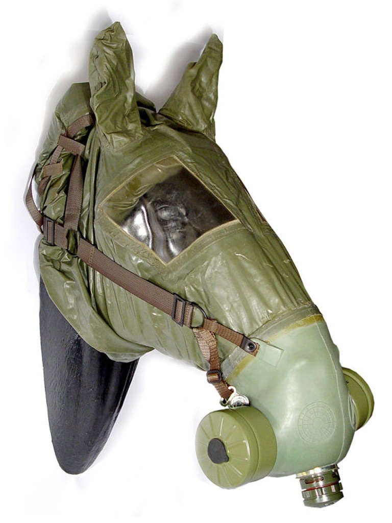 Full Head Horse Gas Mask at 1stDibs