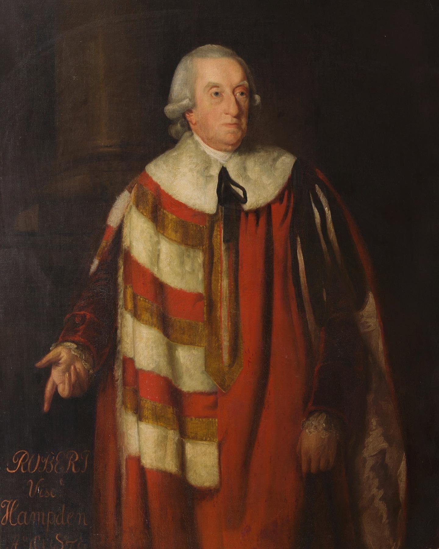 Full Lenght Portrait of Robert Hampden Trevor, Ambassador of Us, 1776 ...