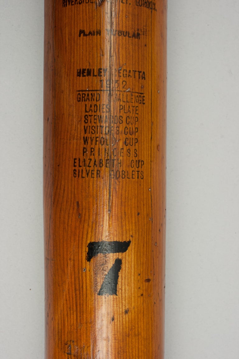 Full Length Rowing Oar, Cambridge University, Gonville and Caius ...