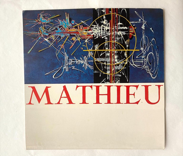 Full Portfolio 14 Air France Posters by Georges Mathieu, 1968 For Sale ...