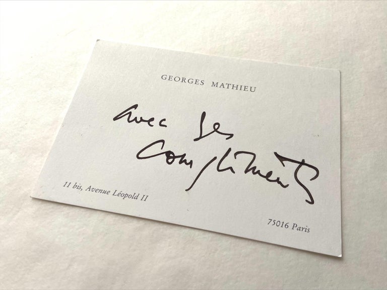 Full Portfolio 14 Air France Posters by Georges Mathieu, 1968 For Sale ...