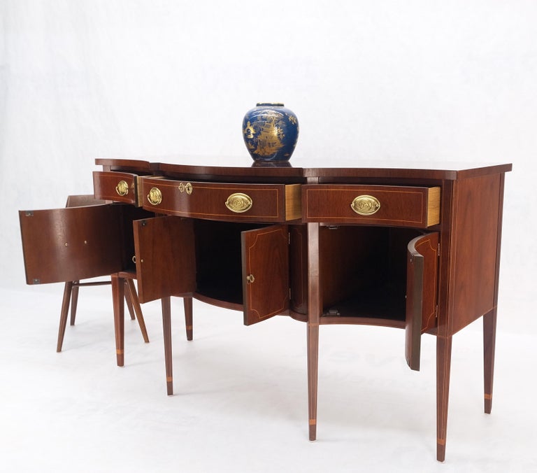 Full Size Pencil Inlaid Mahogany Federal SideBoard Server Buffet by ...