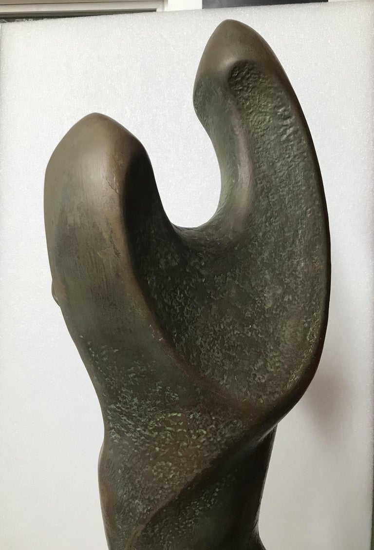 Full Size Sculpture of an Embracing Couple by Istvan Toth at 1stDibs