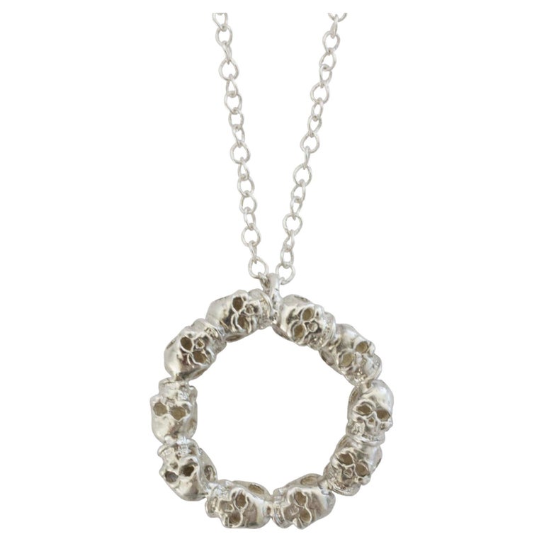 Full Skull Necklace For Sale at 1stDibs