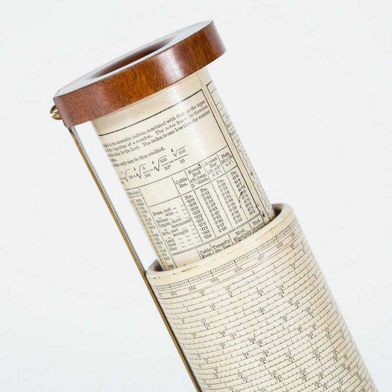 Fuller's Cylindrical Slide Rule Calculator Model 1, Dated 1927, with ...