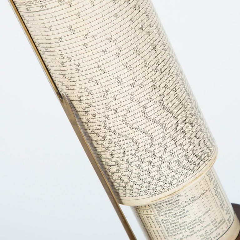 Fuller's Cylindrical Slide Rule Calculator Model 1, Dated 1927, with ...