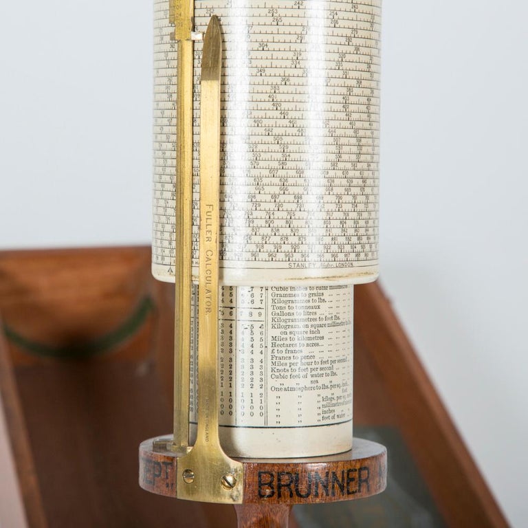 Fuller's Cylindrical Slide Rule Calculator Model 1, Dated 1927, with ...