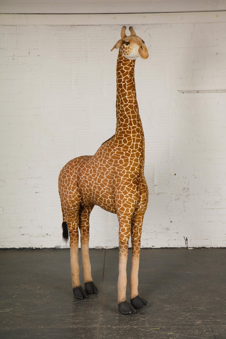 Fullsize Giraffe Stuffed Animal For Sale at 1stdibs