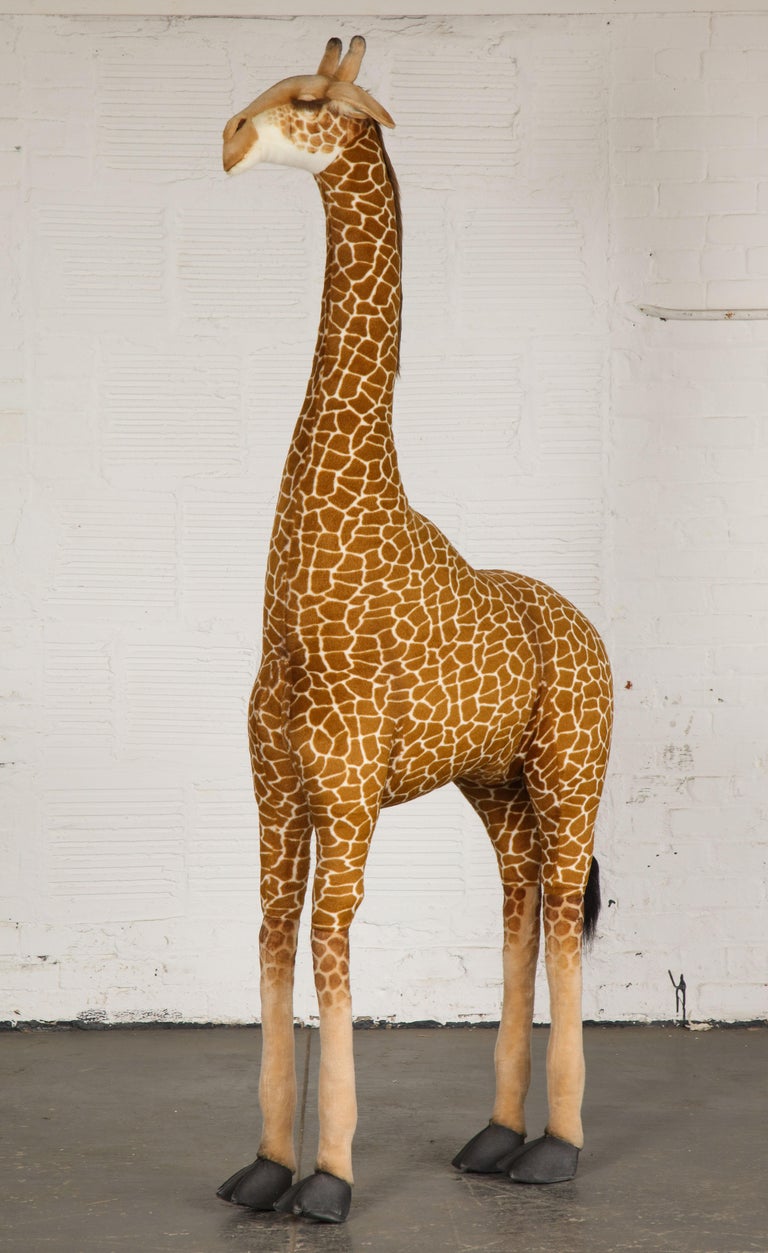 Fullsize Giraffe Stuffed Animal For Sale at 1stdibs