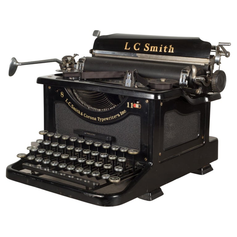 Fully Refurbished LC Smith and Corona #8 Typewriter, circa 1936 at 1stDibs
