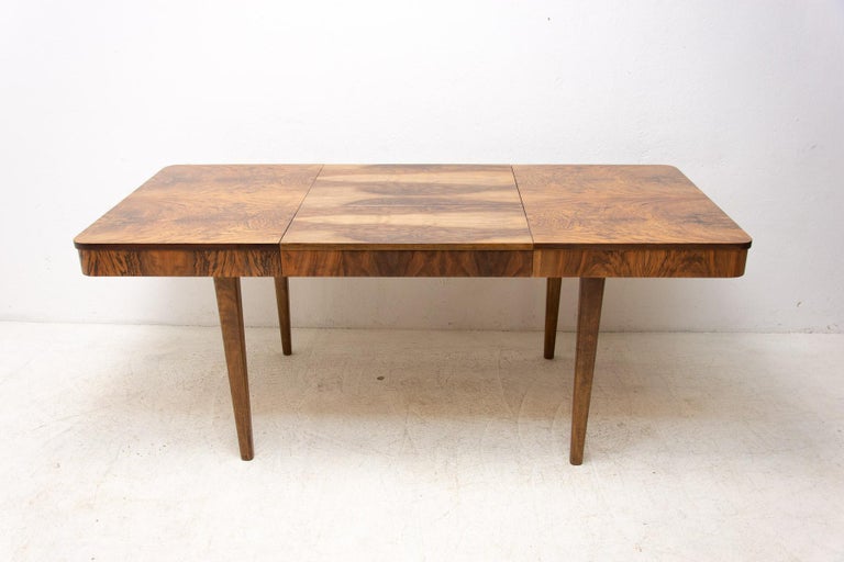 Fully Renovated Adjustable Walnut Dining Table by Jindrich Halabala ...