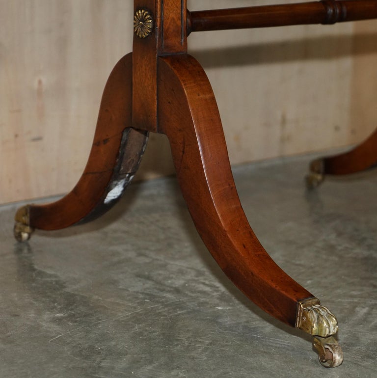 Fully Restored Extending Antique Regency Sofa Table Inc Chess Board and ...