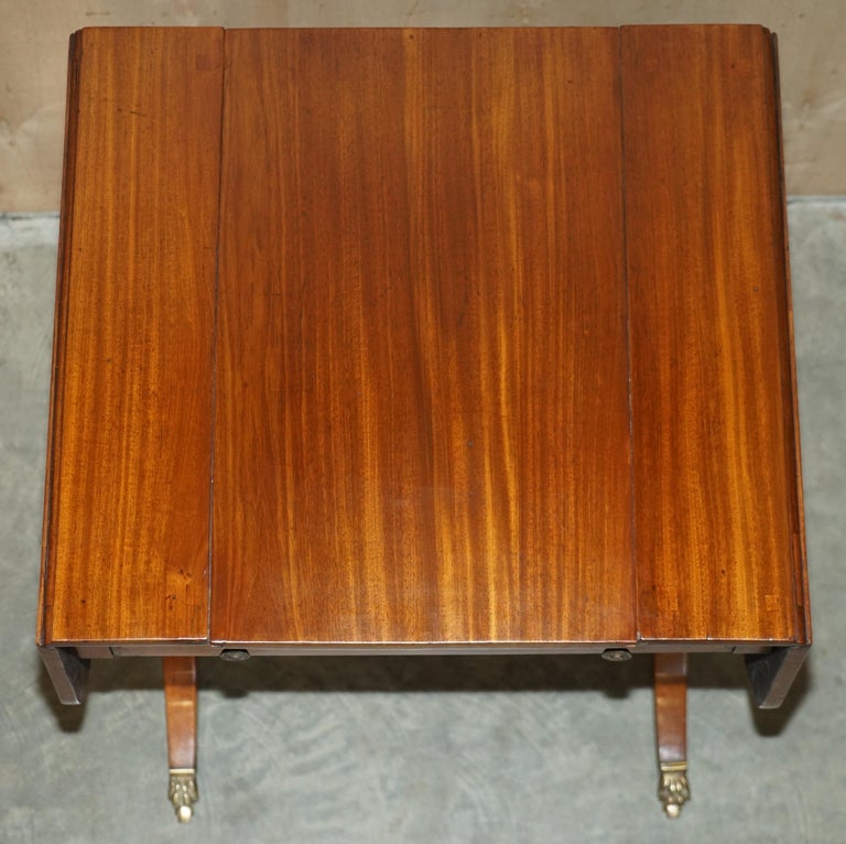 Fully Restored Extending Antique Regency Sofa Table Inc Chess Board and ...