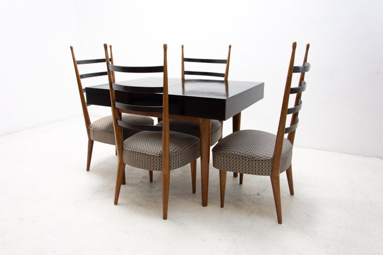 Fully Restored Functionalist Dining Table by Josef Pehr, 1940´s at 1stDibs