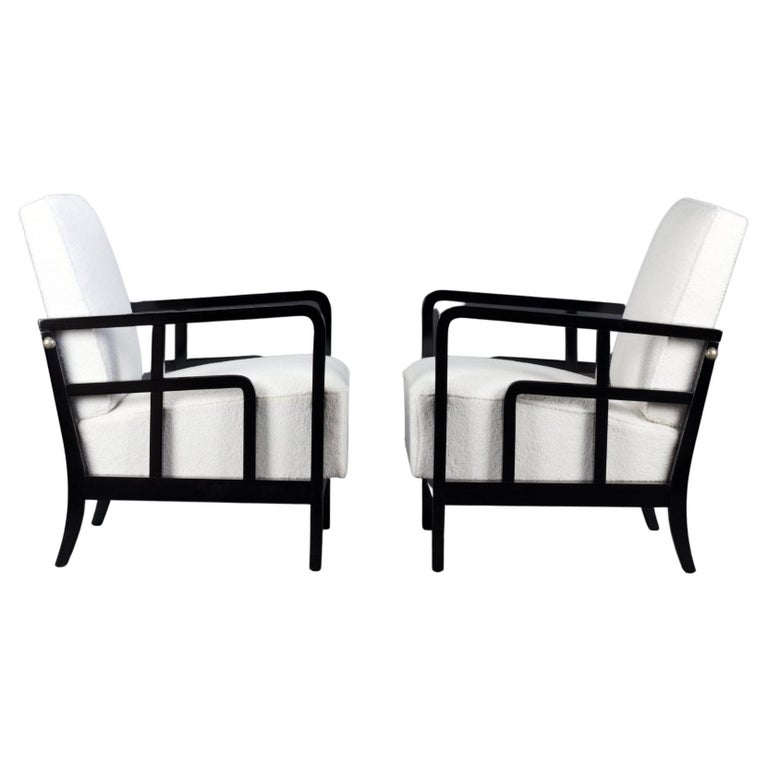 Fully Restored Pair of Art Deco Lounge Chairs, circa 1930 For Sale at ...
