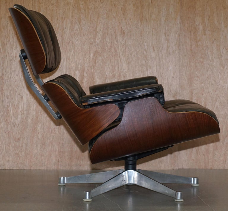 Fully Stamped 1960s Charles Eames Herman Miller Hille Lounge Armchair ...