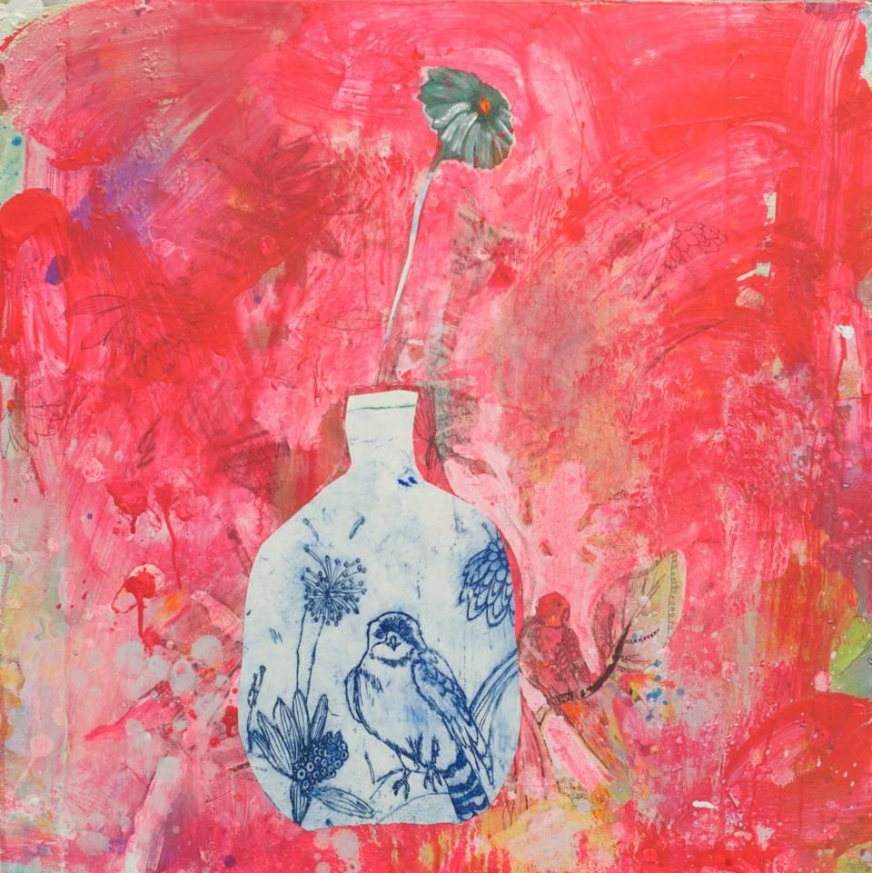 Fumiko Toda - Blue Vase For Sale at 1stDibs