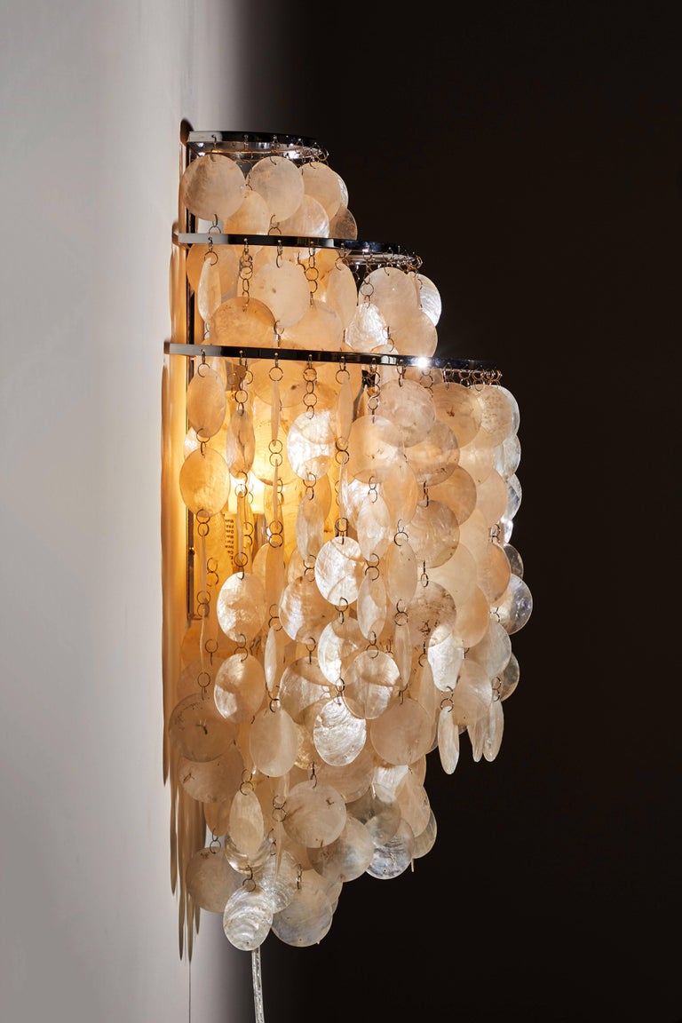 FUN 1WM Wall Lights by Vernor Panton for Verpan at 1stDibs