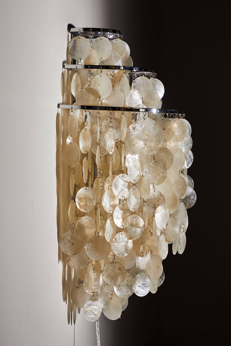 FUN 1WM Wall Lights by Vernor Panton for Verpan at 1stDibs