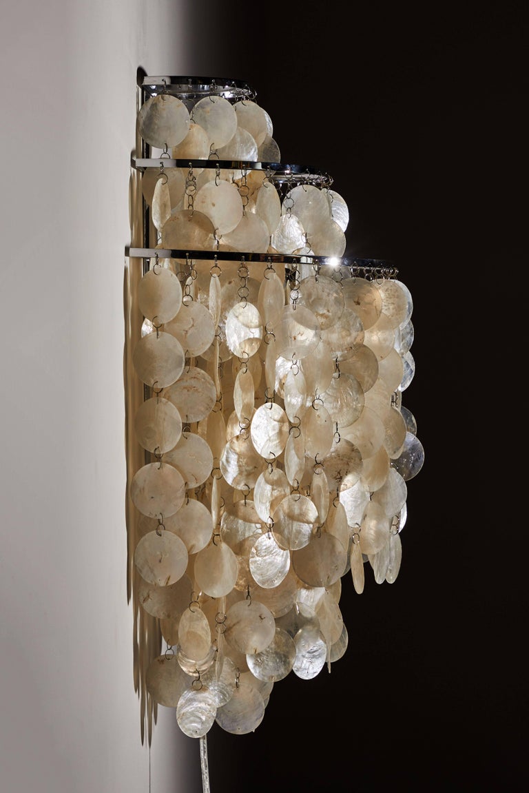 FUN 1WM Wall Lights by Vernor Panton for Verpan at 1stDibs