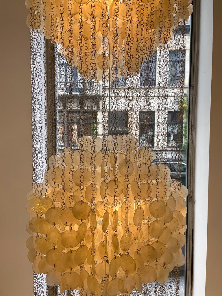 Fun 3DM Seashell Pendant Light by Verner Panton, Denmark, 1960s For ...